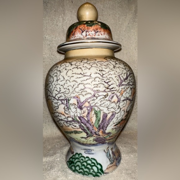 Source Unknown | Accents | Asian Temple Jar Ginger Jar Tree Of Life ...